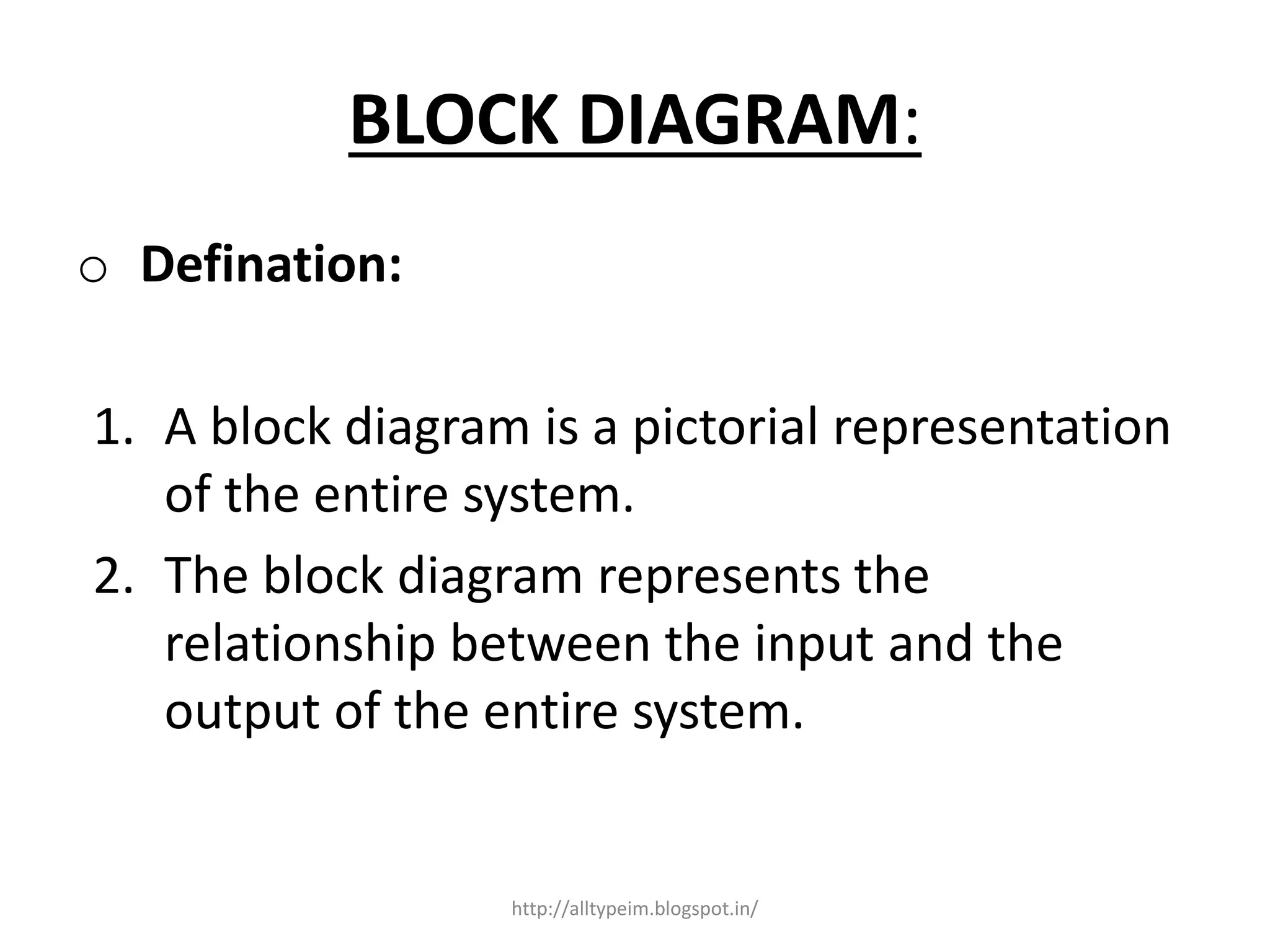 Block diagram | PPTX