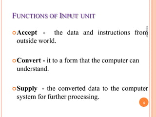 Study of Computer Hardware System using Block Diagram | PPTX