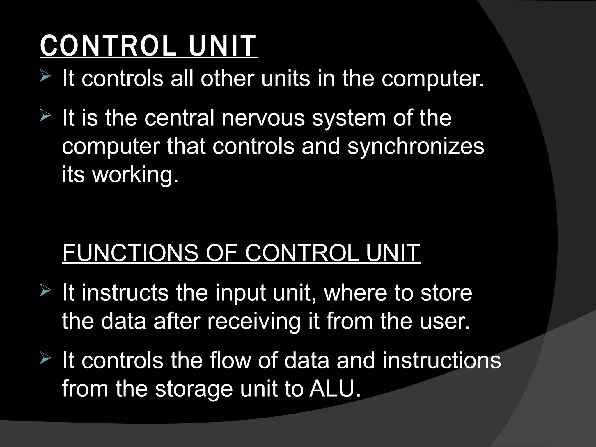 Block diagram of a computer | PPT