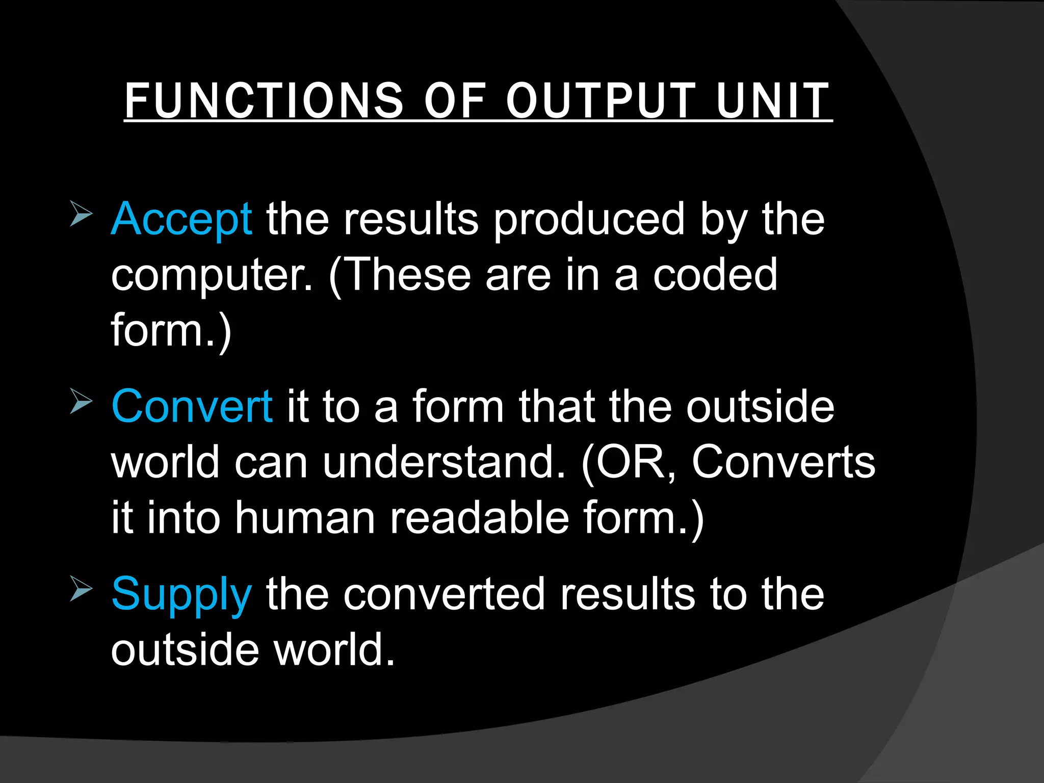 Block diagram of a computer | PPT