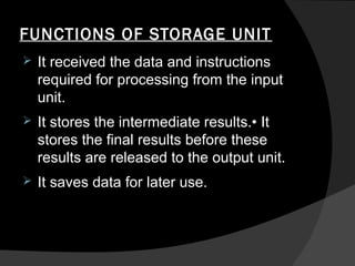 Block diagram of a computer | PPT