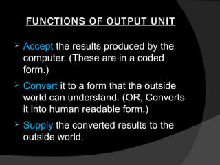 Block diagram of a computer | PPT