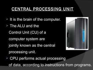 Block diagram of a computer | PPT