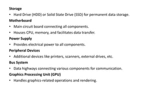 Block Diagram of a Computer | PPTX