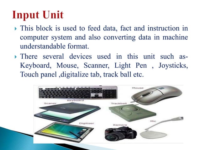 Block diagram of computer | PPTX