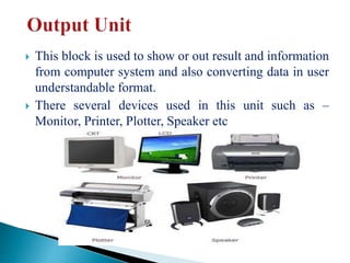 Block diagram of computer | PPTX