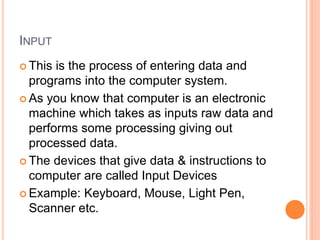 Block diagram of computer & storage unit of memory | PPT