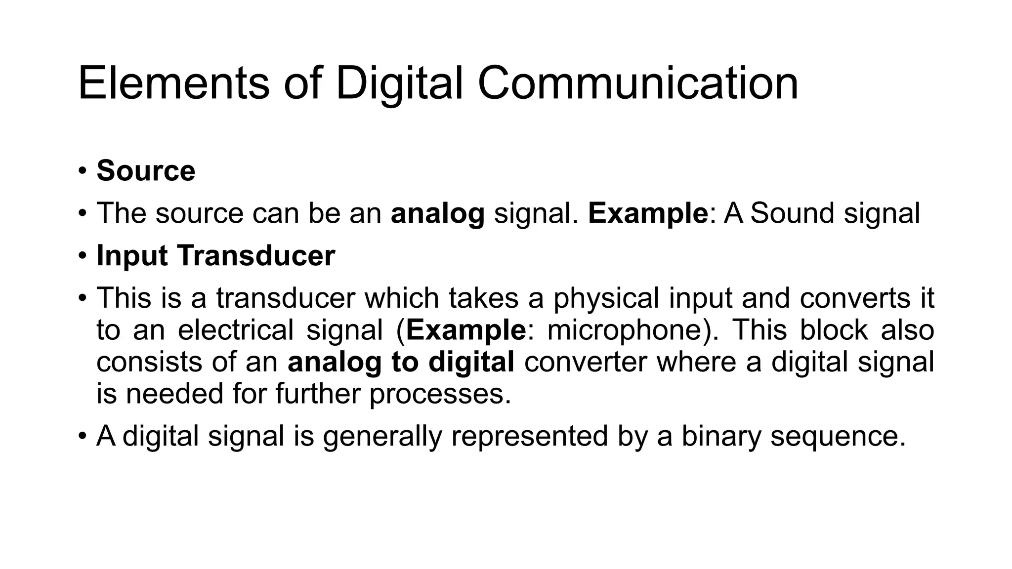 Block diagram of digital communication | PPTX