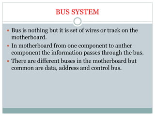 Block diagram of motherboard | PPTX