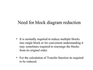 Block diagram reduction techniques | PPT