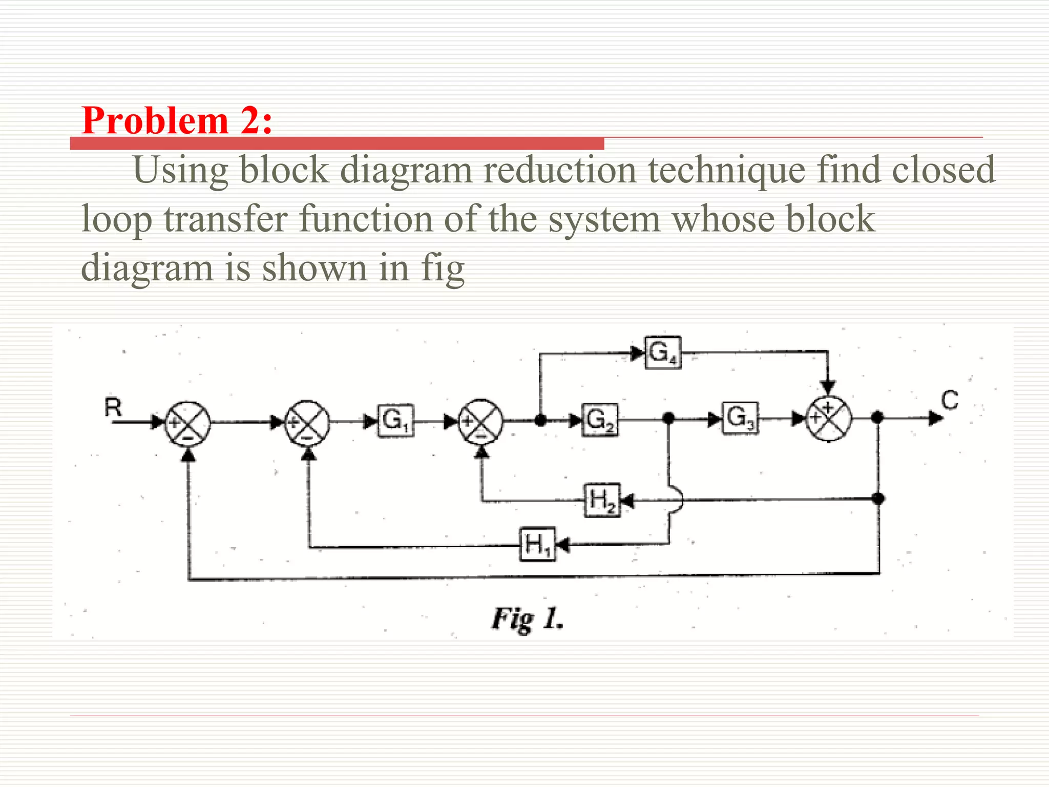 Block diagram reduction techniques | PDF