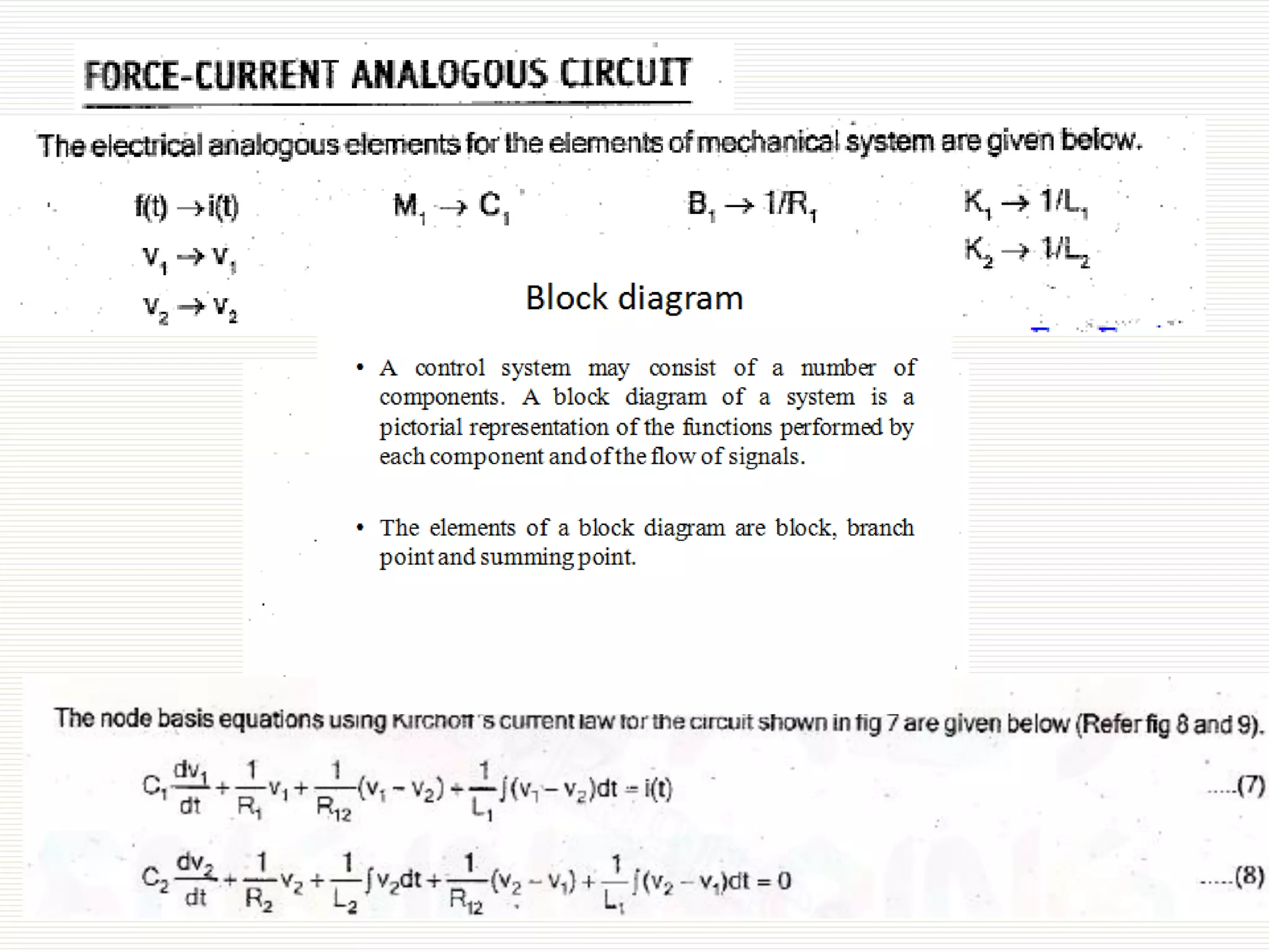 Block diagram reduction techniques | PDF