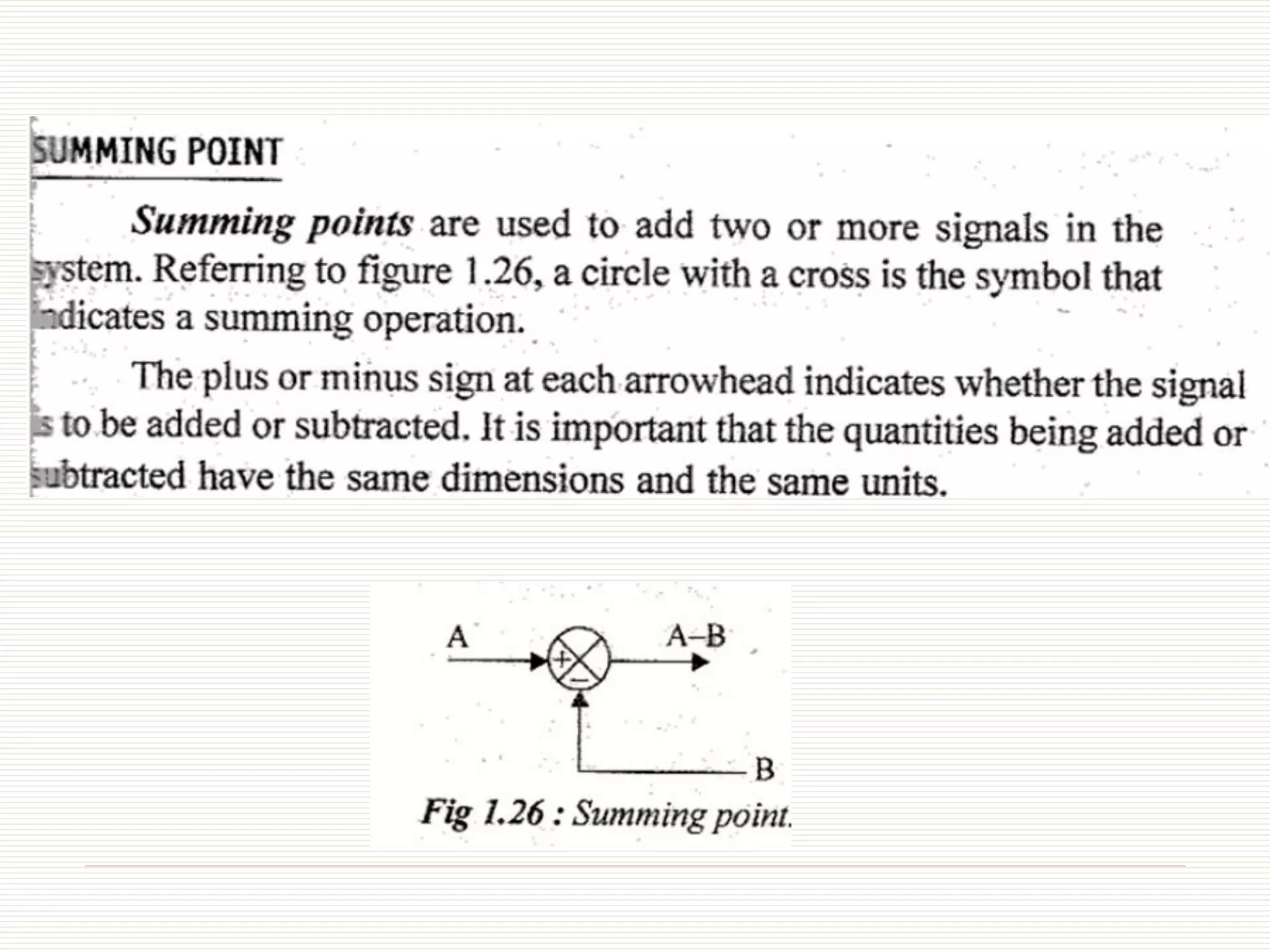 Block diagram reduction techniques | PDF