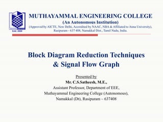 Block diagram reduction techniques | PDF
