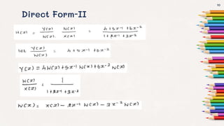 Block diagram representation of DT systems | PPTX
