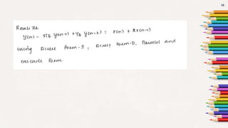 Block diagram representation of DT systems | PPTX