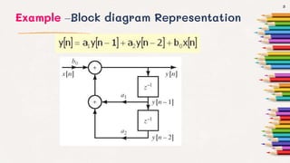 Block diagram representation of DT systems | PPTX
