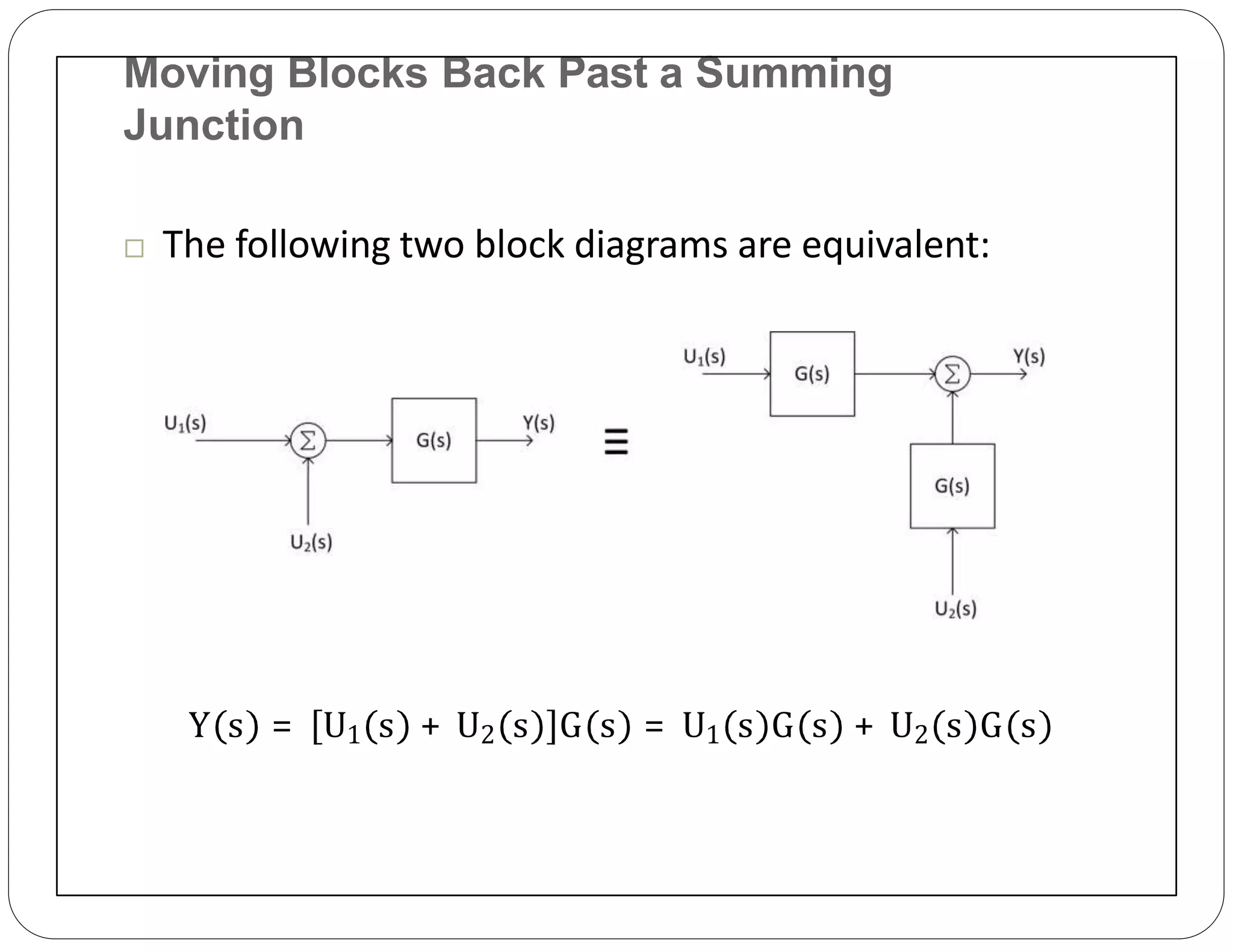 Block diagrams and signal flow graphs | PPTX