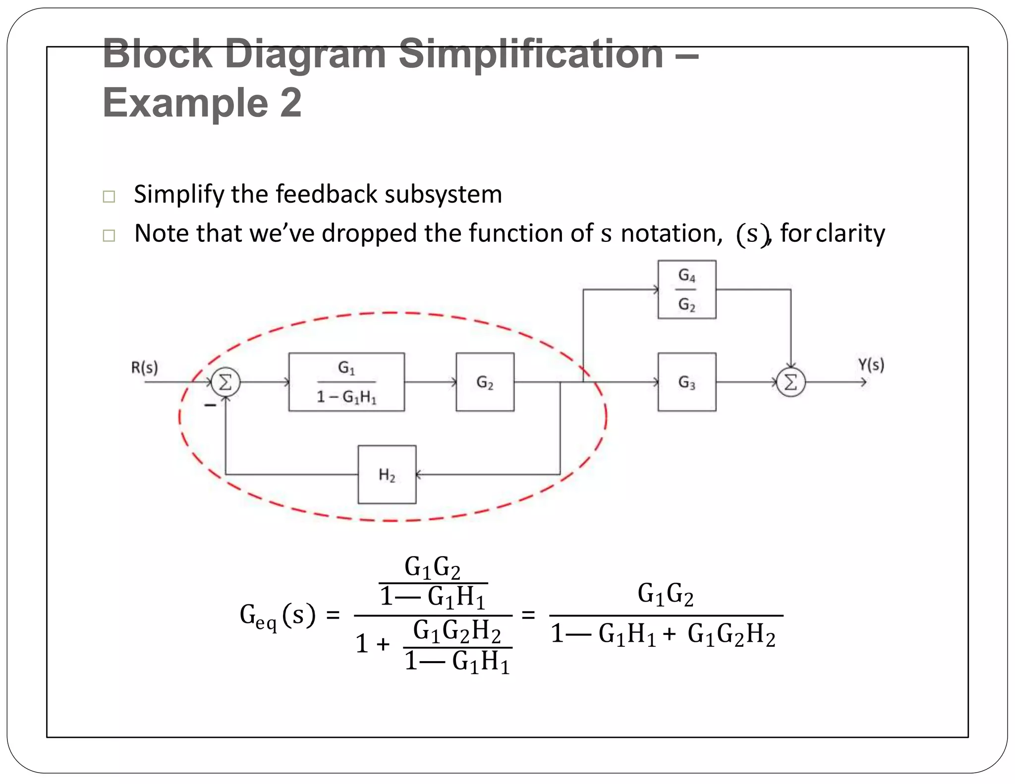 Block diagrams and signal flow graphs | PPTX