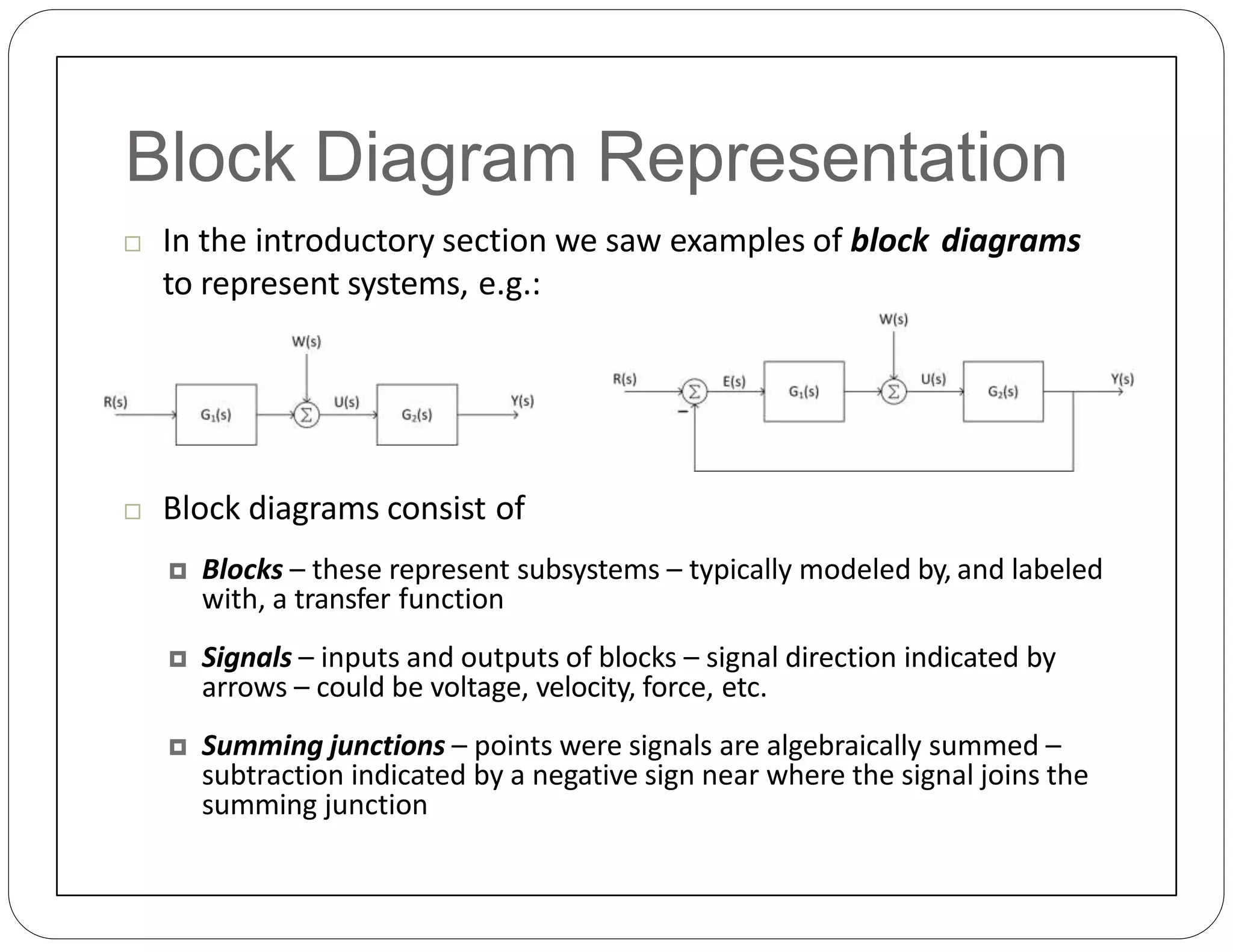 Block diagrams and signal flow graphs | PPTX