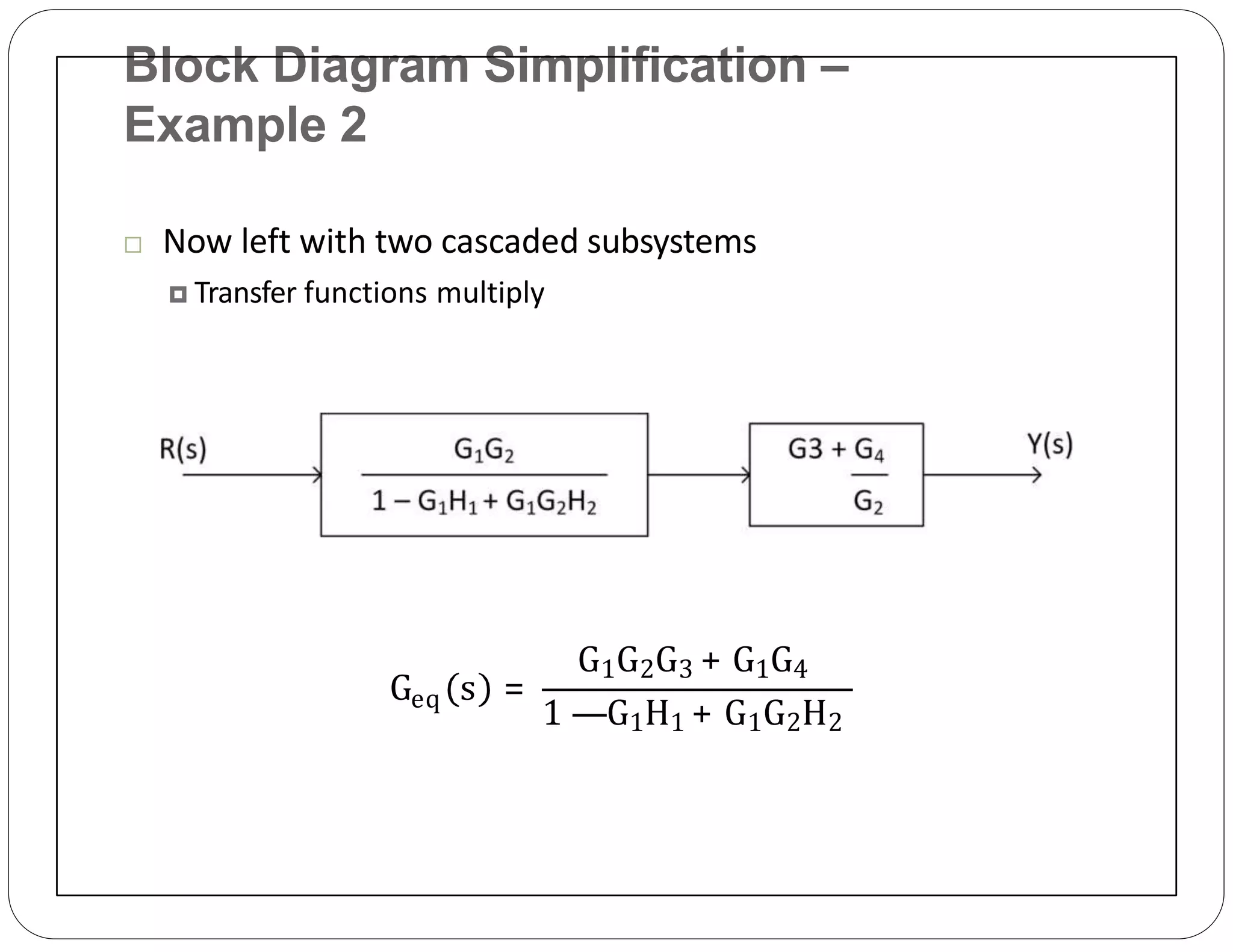 Block diagrams and signal flow graphs | PPTX