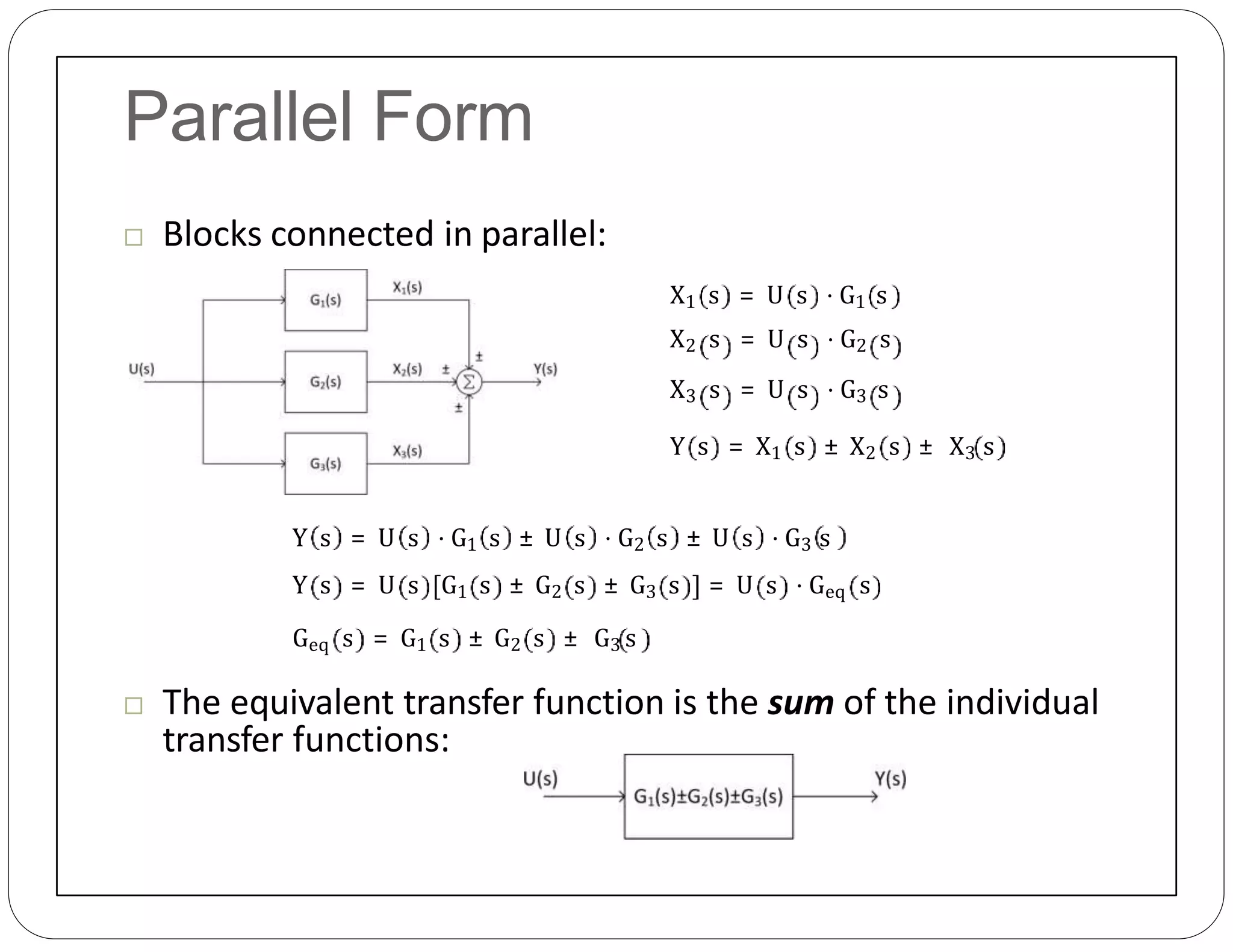 Block diagrams and signal flow graphs | PPTX