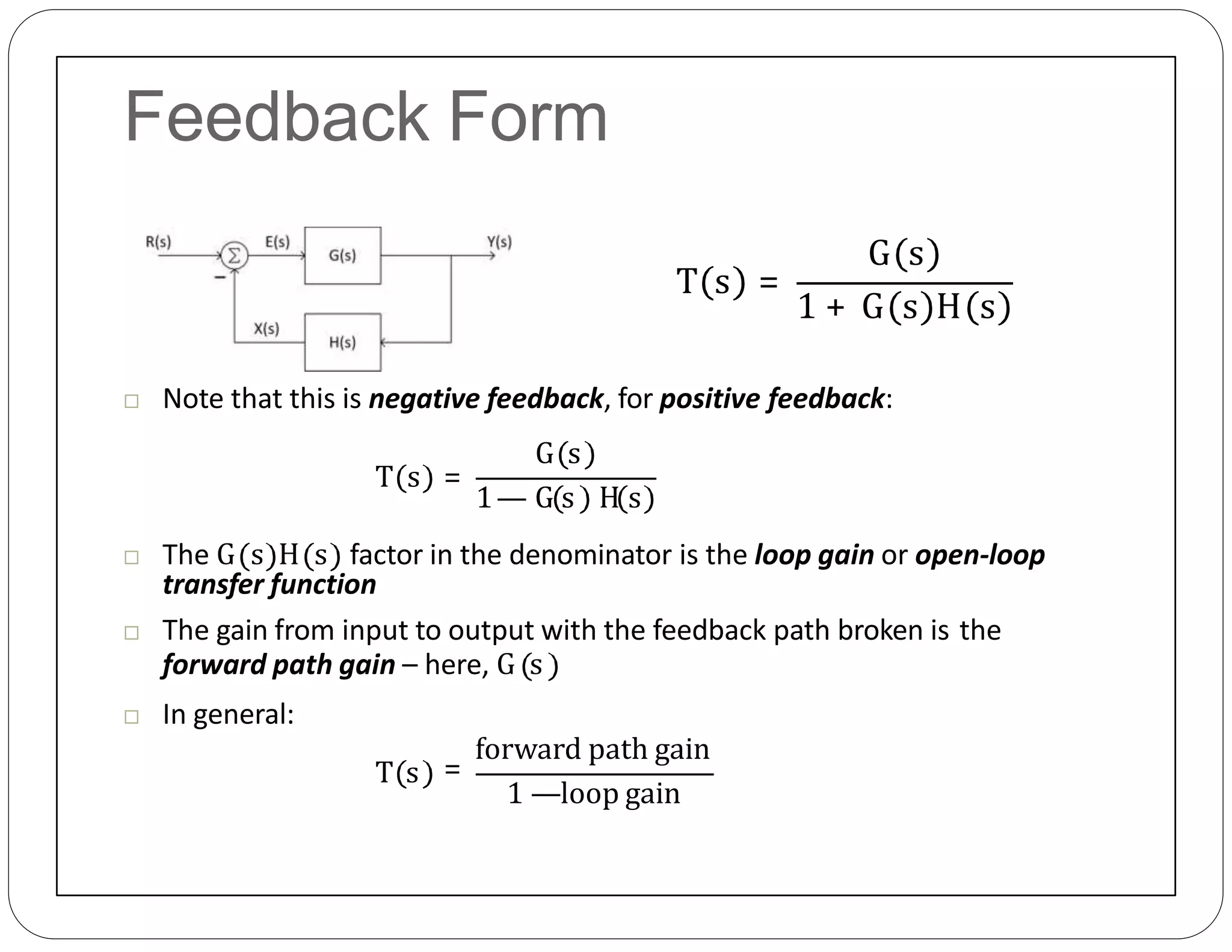 Block diagrams and signal flow graphs | PPTX