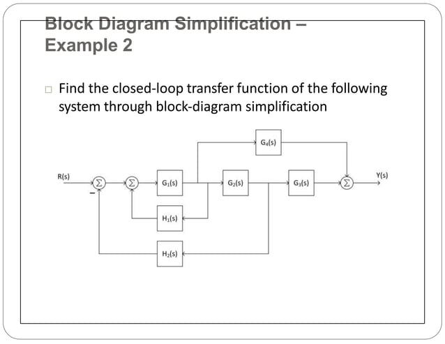 Block diagrams and signal flow graphs | PPTX