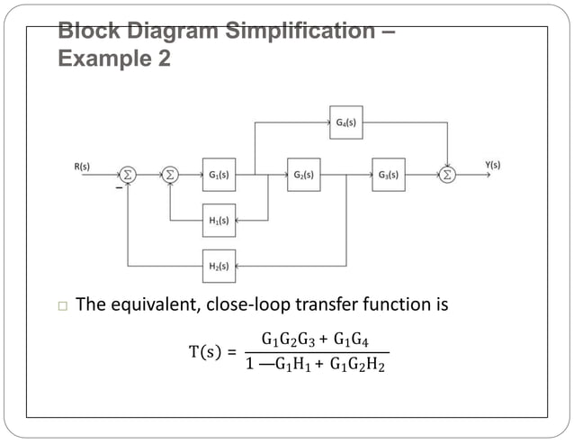 Block diagrams and signal flow graphs | PPTX