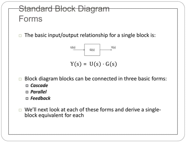 Block diagrams and signal flow graphs | PPTX