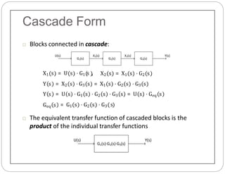 Block diagrams and signal flow graphs | PPTX