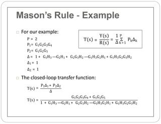 Block diagrams and signal flow graphs | PPTX