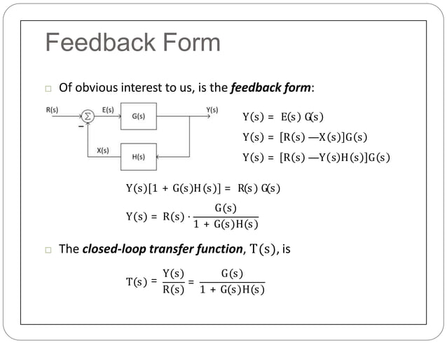 Block diagrams and signal flow graphs | PPTX