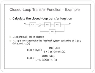 Block diagrams and signal flow graphs | PPTX