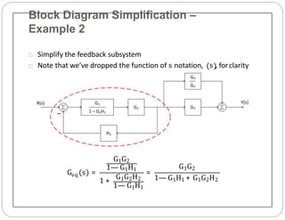 Block diagrams and signal flow graphs | PPT