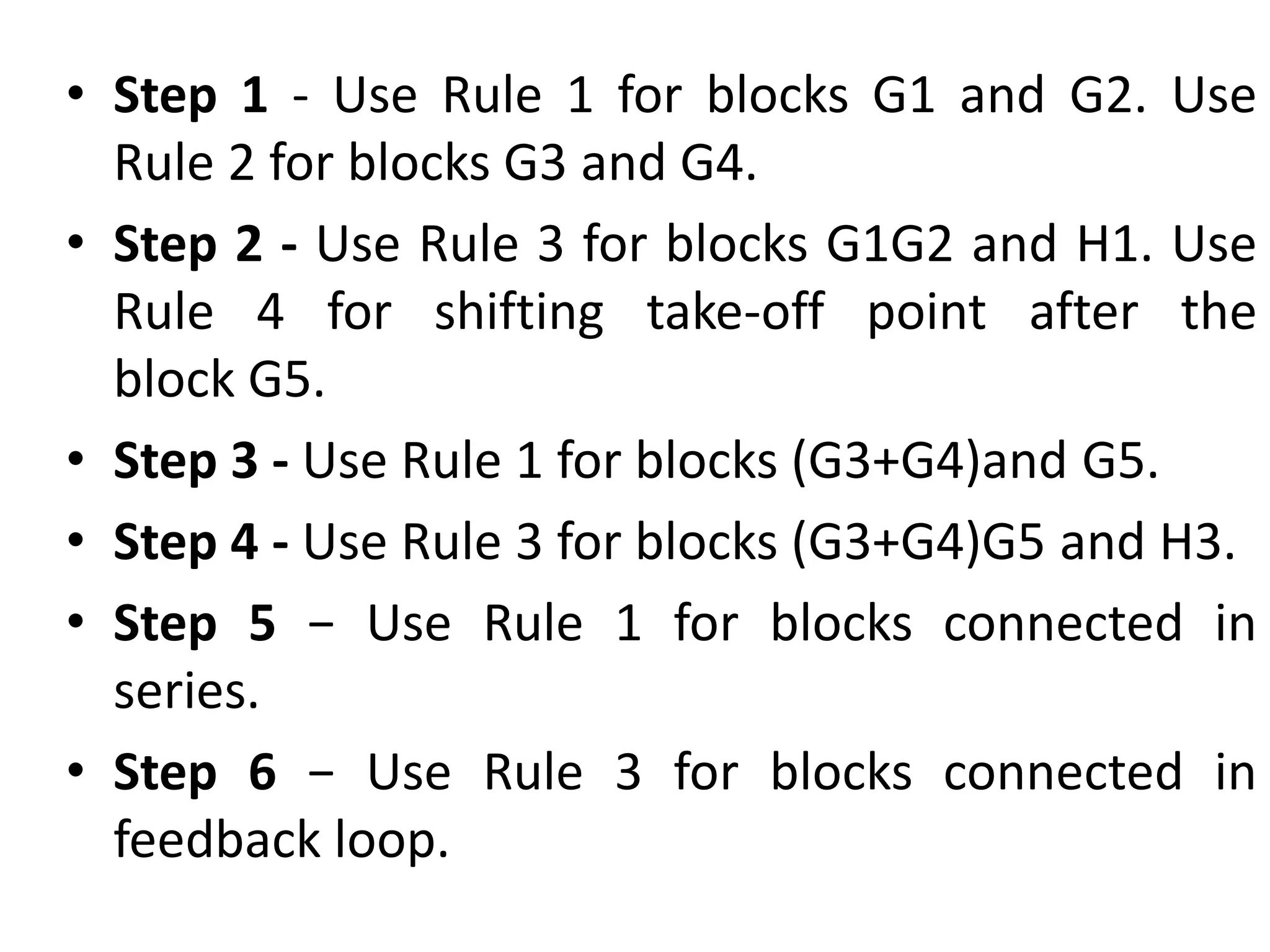 Block diagram reduction techniques in control systems.ppt