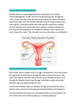 Fallopian Tube Procedures for Infertility