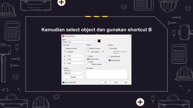 Block Editor - Dinding pada Autocad.pptx