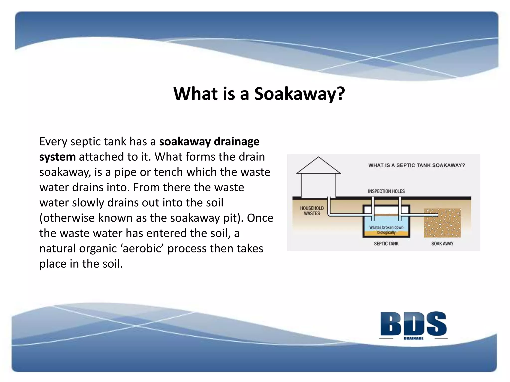 Blocked septic tank soakaway london | PPTX