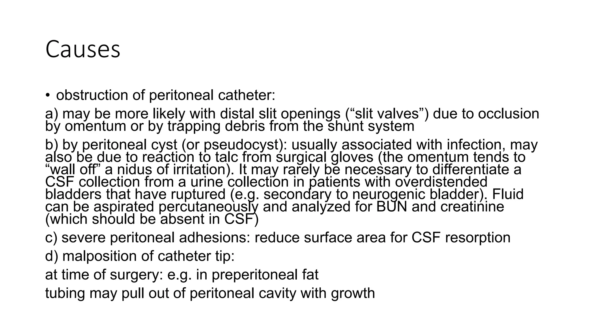 Blocked Ventriculoperitoneal Shunt Presentation | PPTX