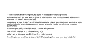 Blocked Ventriculoperitoneal Shunt Presentation | PPTX