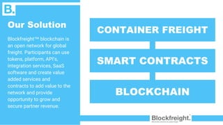 Blockfreight Jun 2016 Deck | PPT