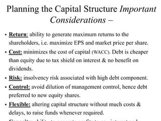 capital structure | PPTX