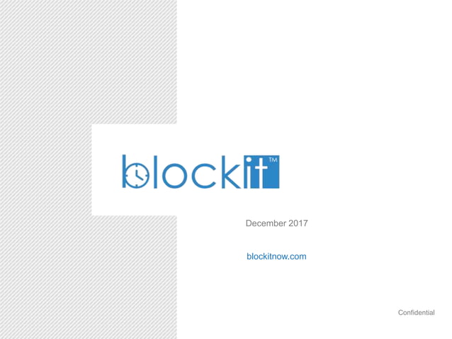 Blockit Seed Round Pitch Deck | PPTX