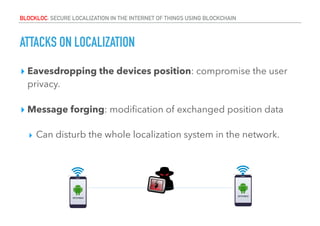 BlockLoc: Secure Localization in the Internet of Things using Blockchain | PPT