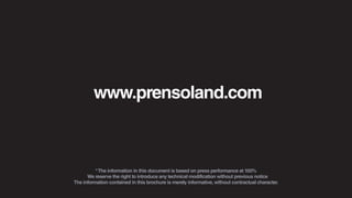 Productivity of concrete block making machines by Prensoland | PDF