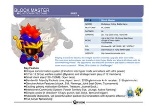 Blockmaster.game.brief | PPT