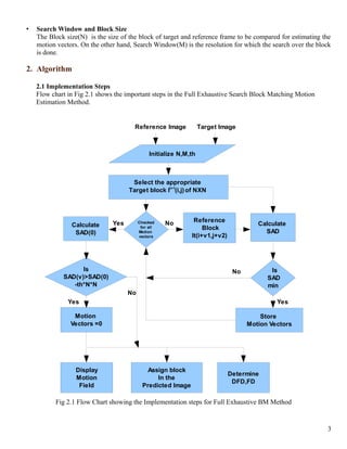 Block Matching Project | PDF