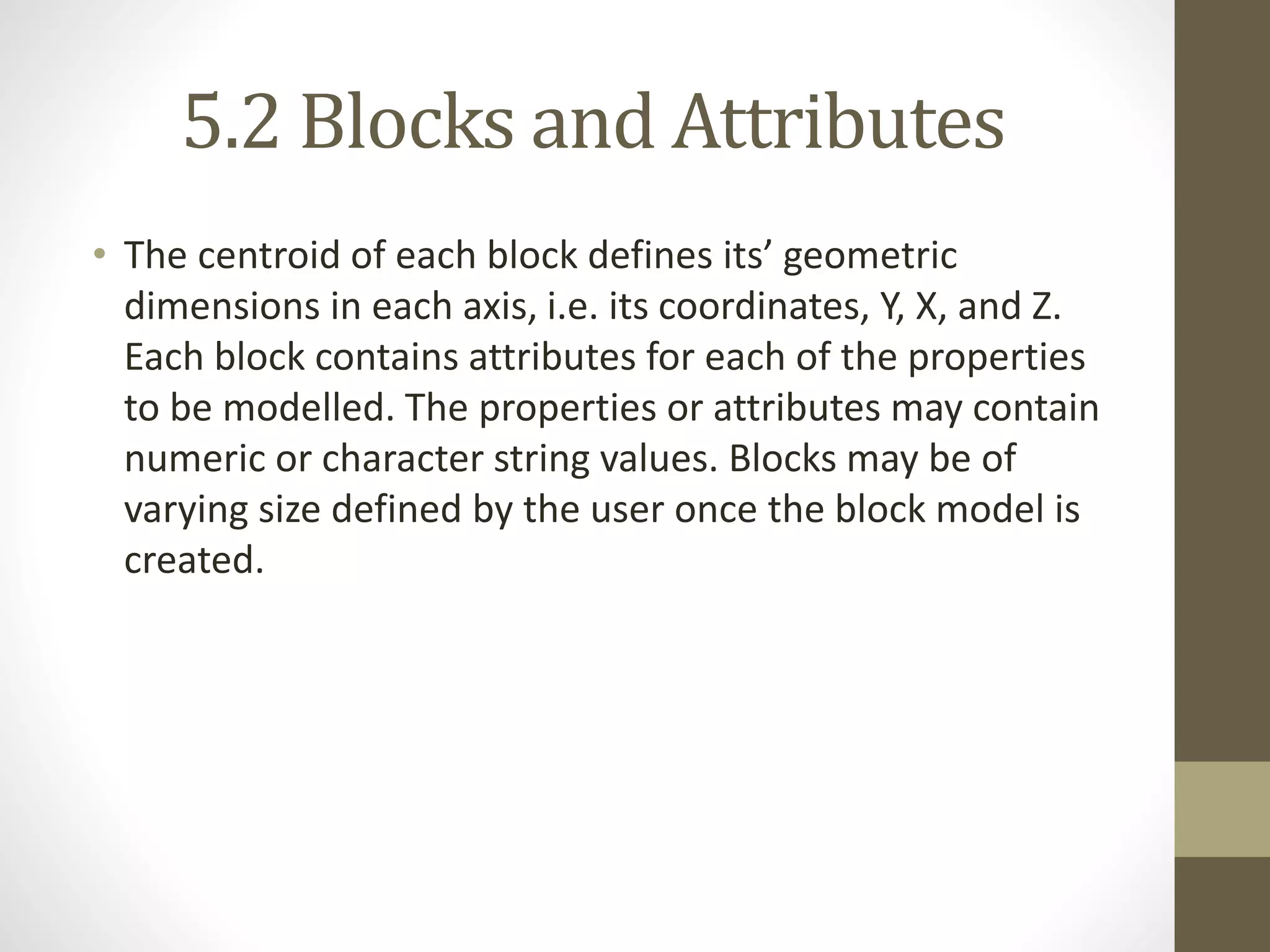 Block Modeling Using Surpac Pptx Databases Computer Software And