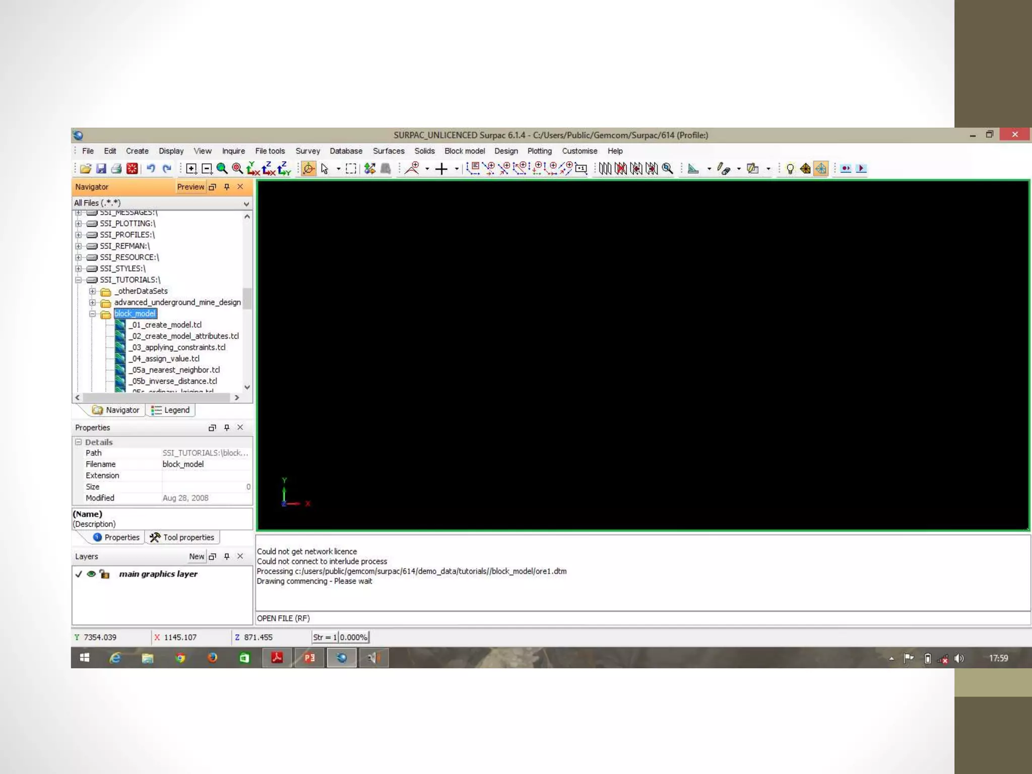 Block modeling using surpac | PPTX | Databases | Computer Software and ...